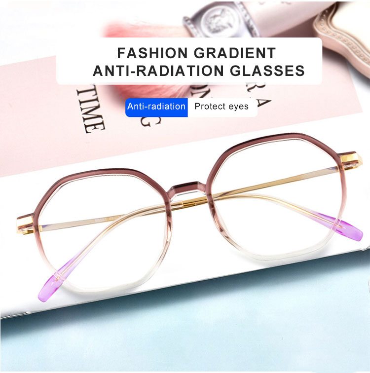 Fashion gradient anti-radiation glasses
