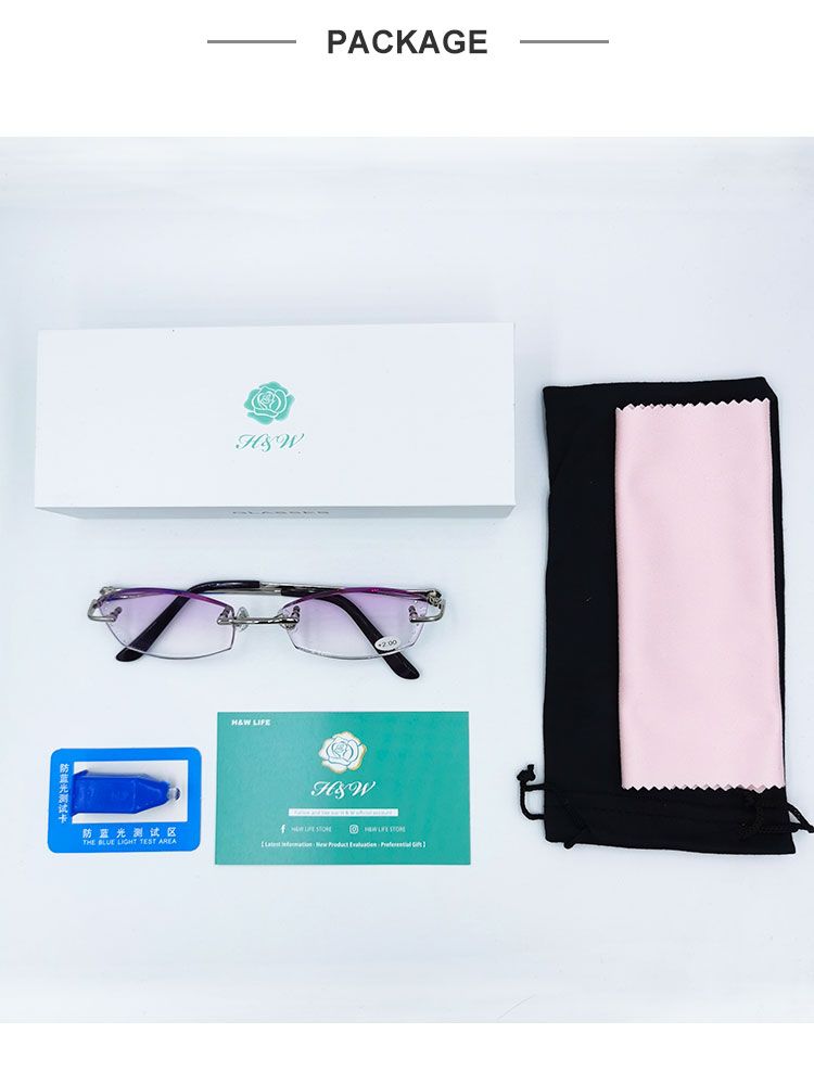 HHLG Ladies fashionable reading glasses - H&W Life Philippines