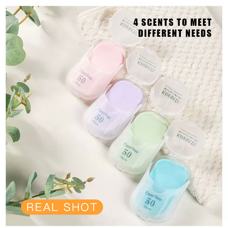 Portable Hand-Washing SoapPaper - buy one take one