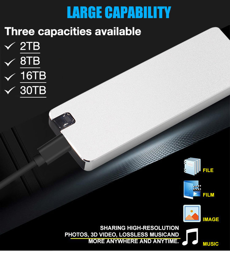 99 Super Sale-One-year warranty-New Upgraded Portable SSD - Plug and ...