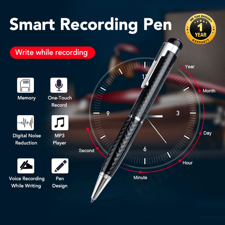 Smart Recording Pen for Lectures Meetings Classes, Audio Recording ...