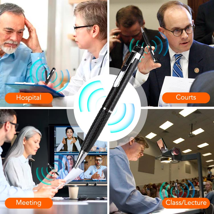 Smart Recording Pen for Lectures Meetings Classes, Audio Recording ...