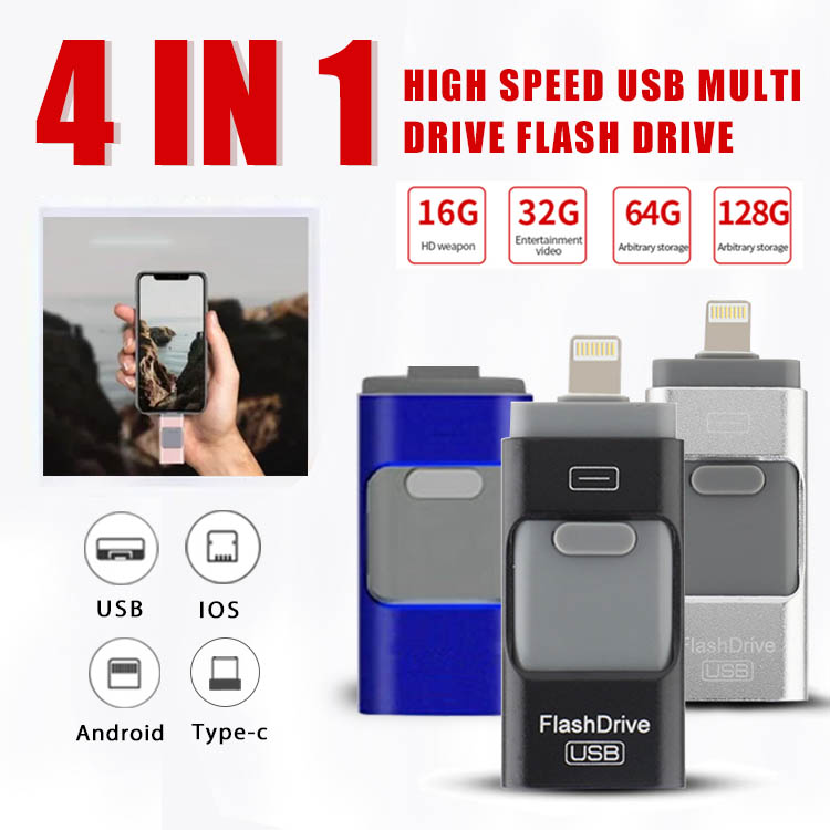 4 In 1 High Speed USB Multi Drive Flash Drive